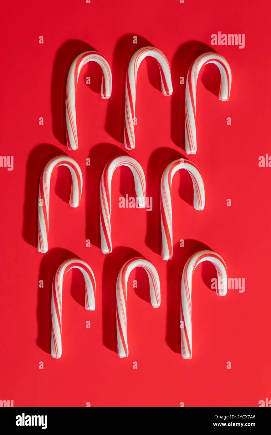 Festive candy canes on hi-res stock photography and images - Alamy
