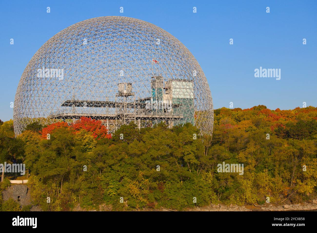 Canada, Quebec, Montreal, Biosphere, Geodesic dome, Buckminster Fuller ...