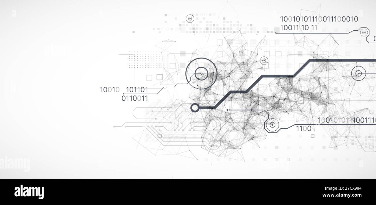 Abstract background on technological and scientific topics. Plexus ...
