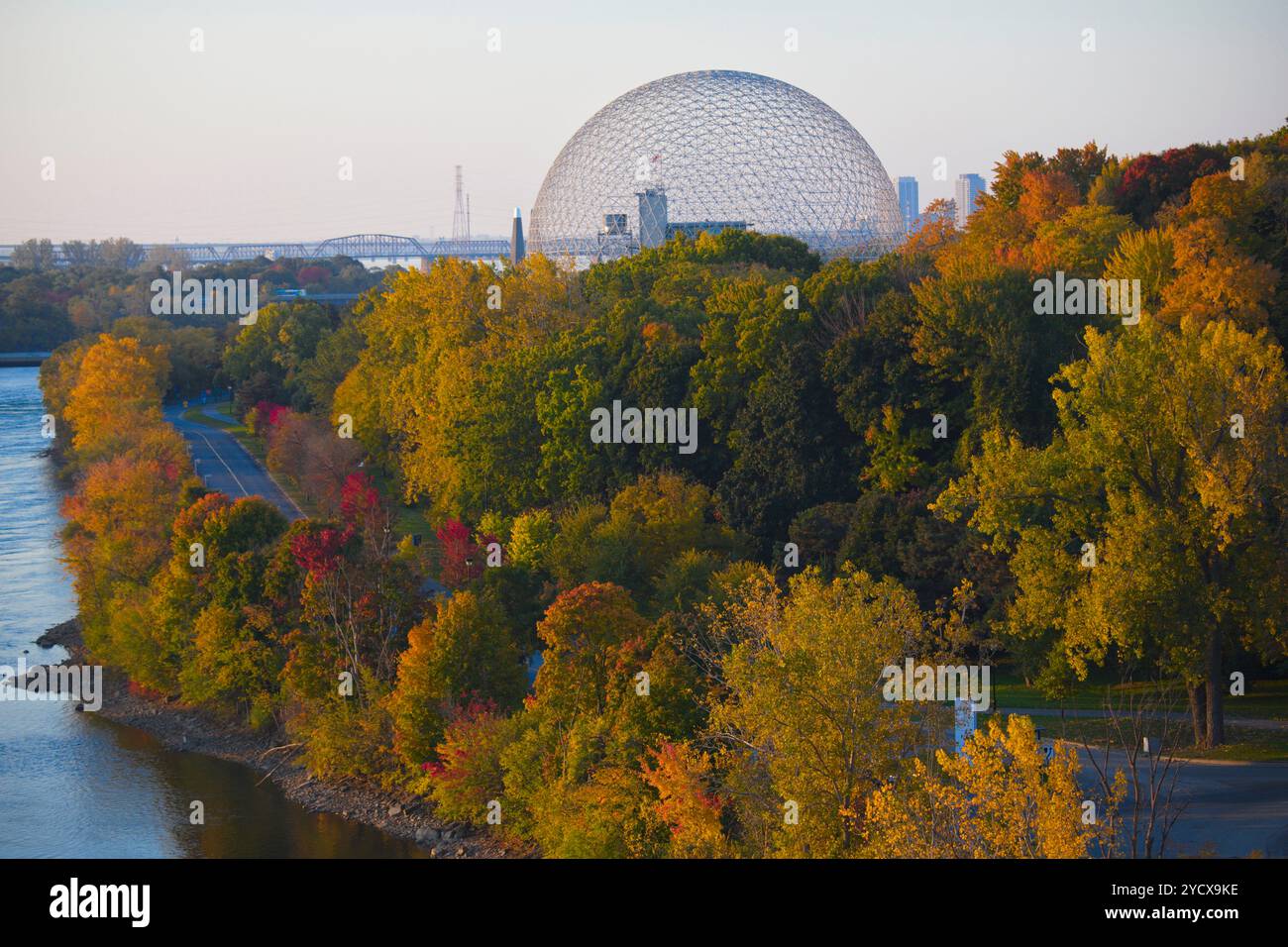 Canada, Quebec, Montreal, Ste-Hélène Island, Biosphere, Geodesic dome ...