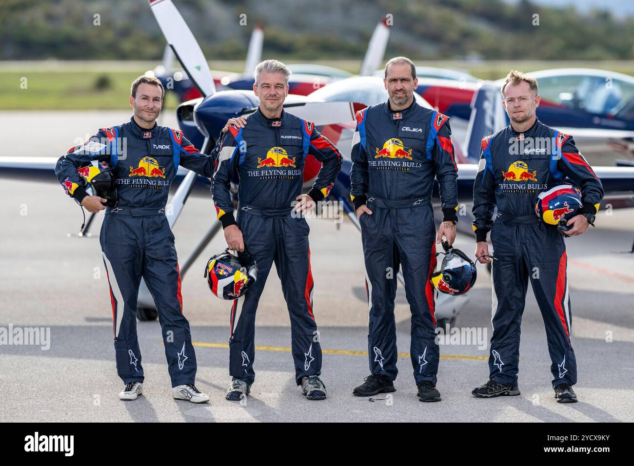 The Czech Flying Bulls Aerobatics Team made history by performing the ...