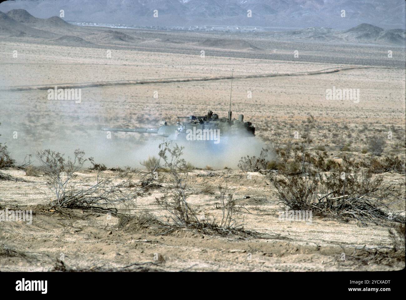 Fort Irwin, CA. USA. May 1991. Fort Irwin National Training Center (Fort Irwin NTC) is a major ...