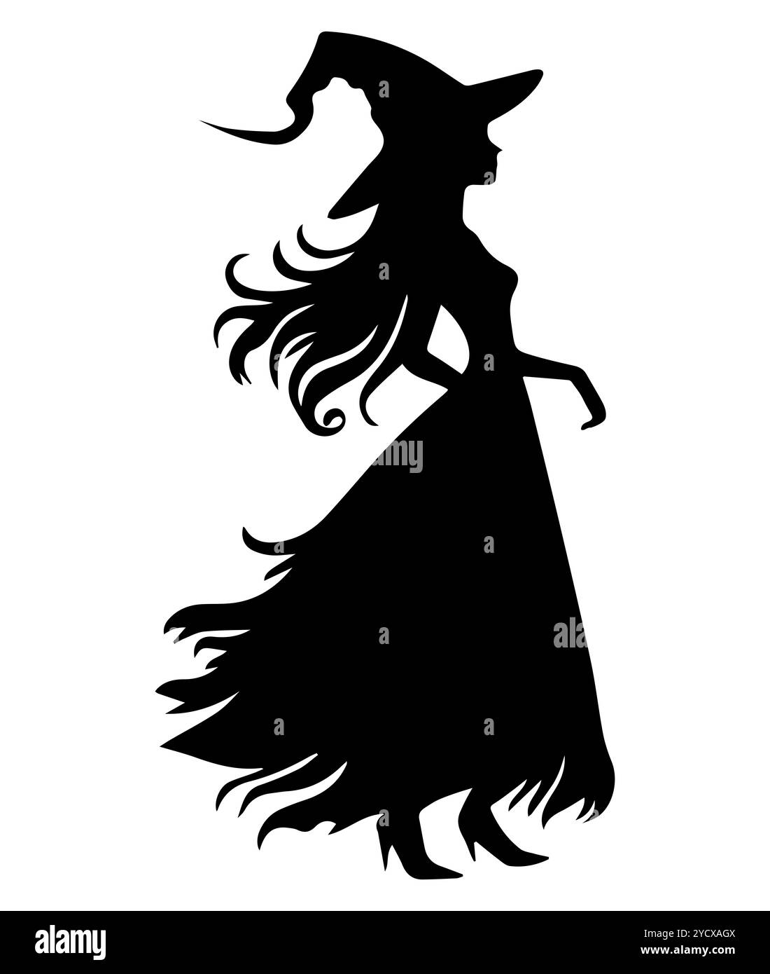 Cute cartoon moon in Black and White Stock Photos & Images - Alamy