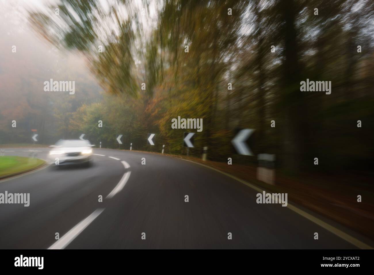 Long asphalt road ground view hi-res stock photography and images - Alamy