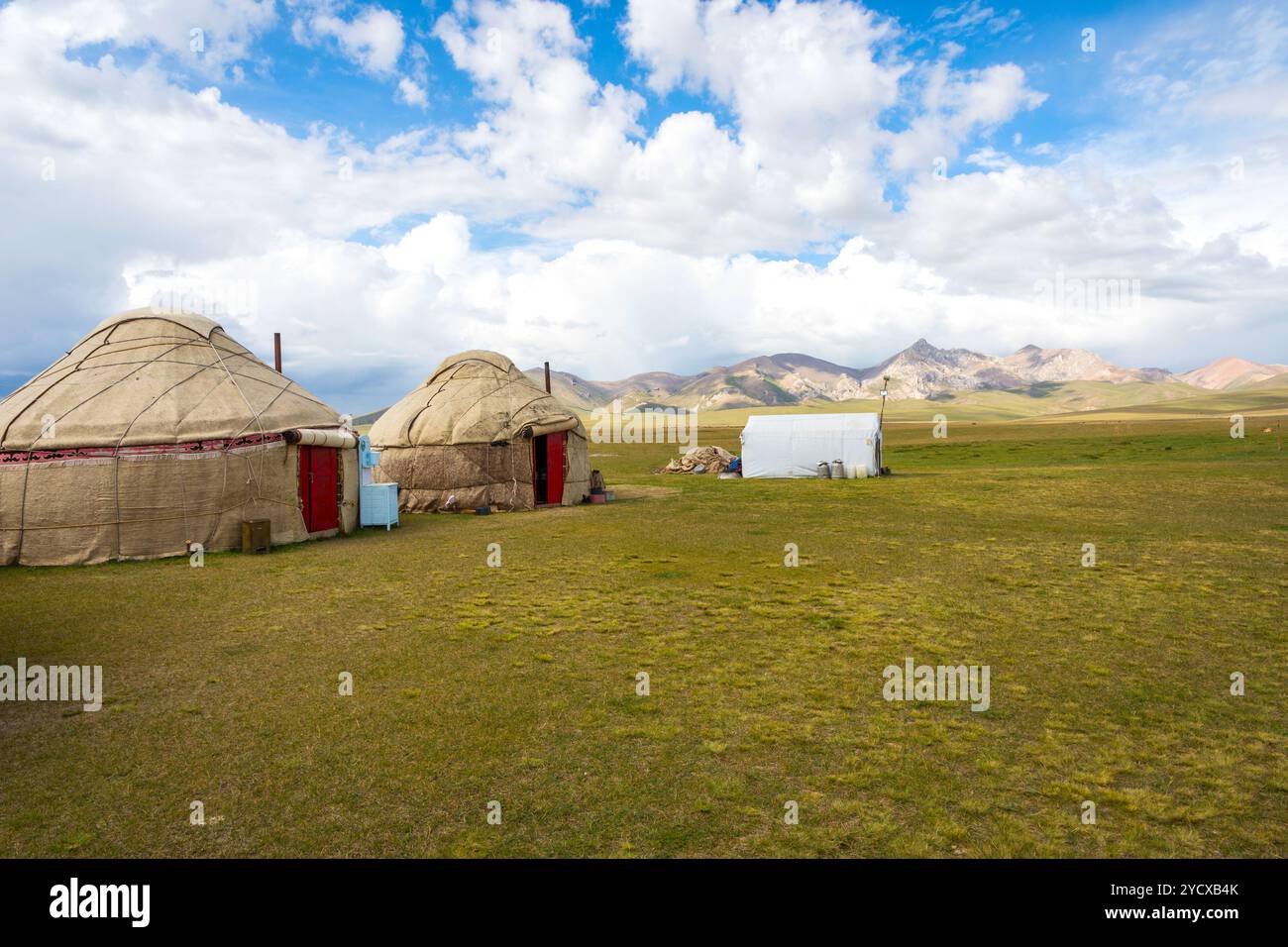 Yurts traditional nomad houses hi-res stock photography and images - Alamy