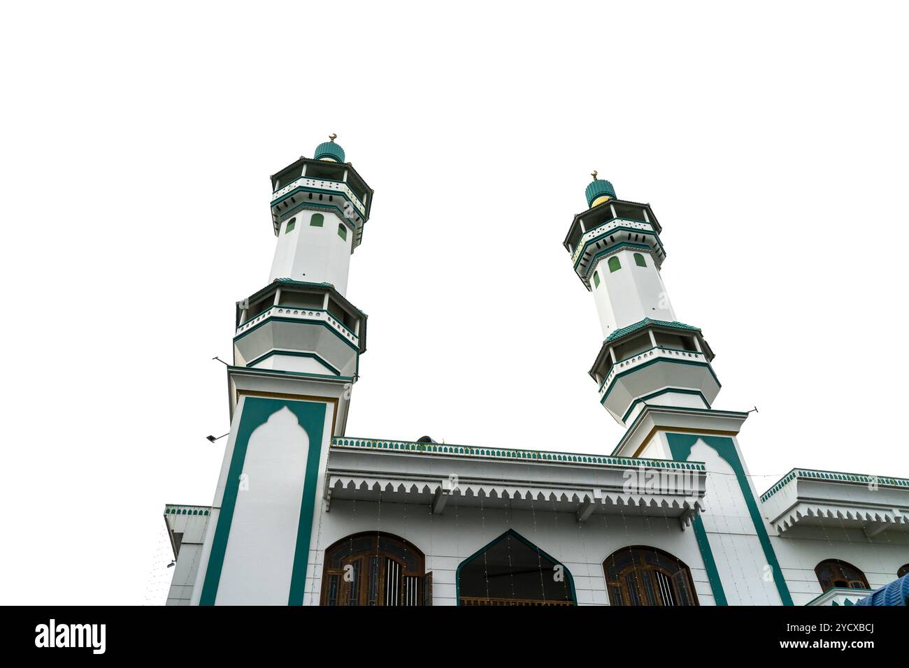 Minarets of Mampuram Masjid in Kerala India Stock Photo - Alamy