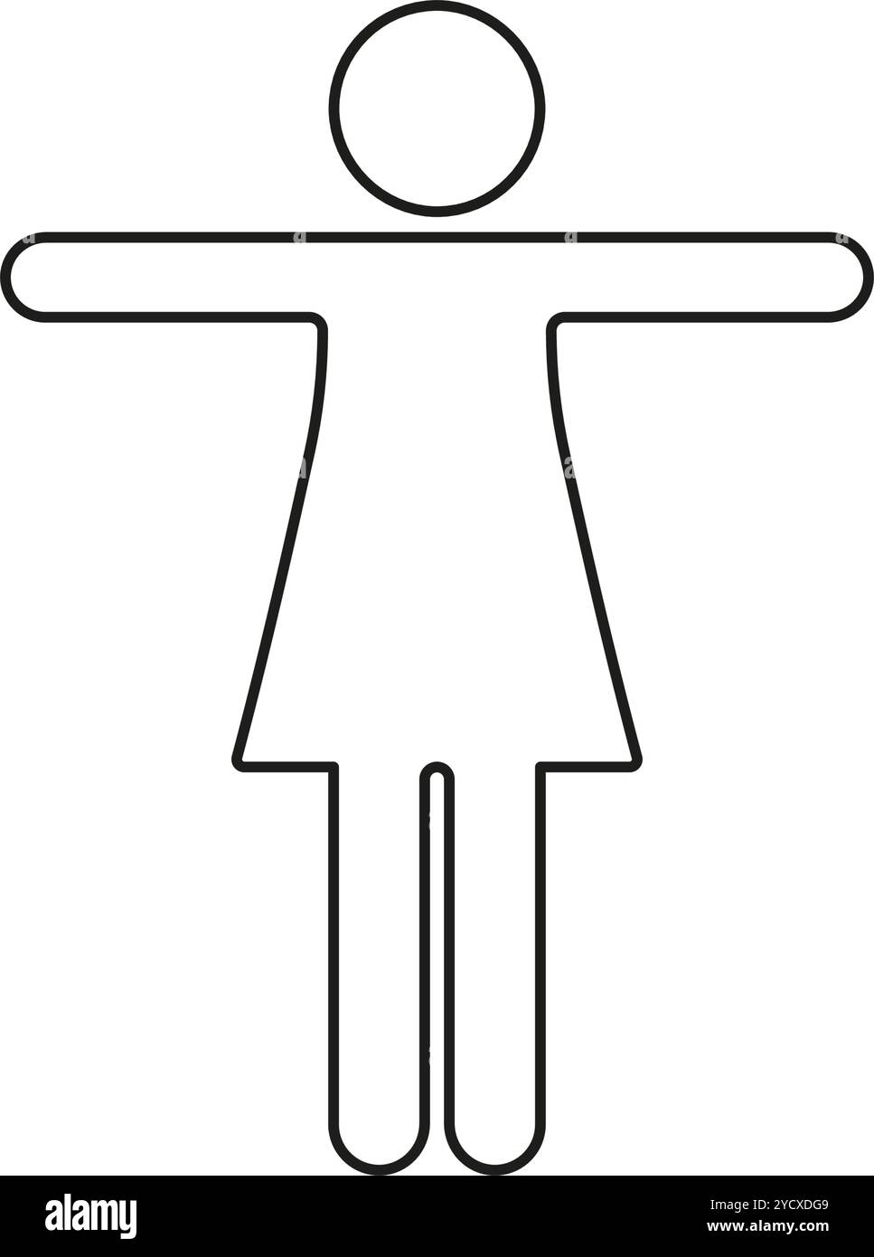 Full Body Girl Outlines