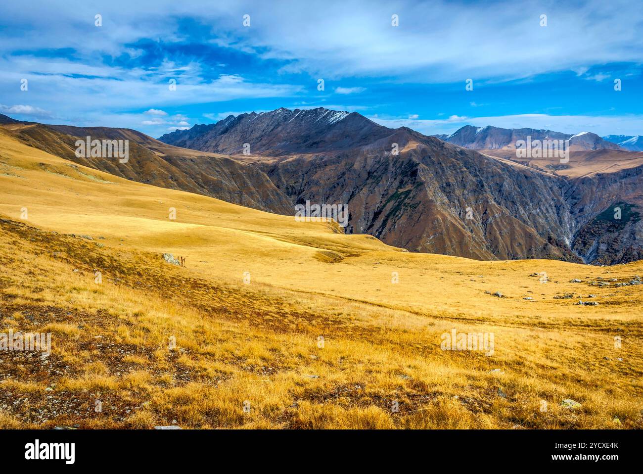 Golden mountains in lagodekhi hi-res stock photography and images - Alamy