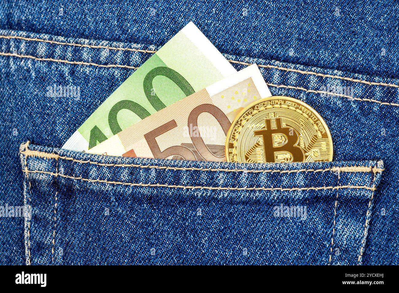 Bitcoin jeans hi-res stock photography and images - Alamy