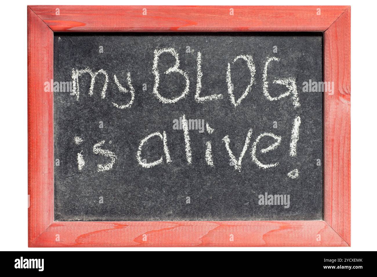 My blog is alive Stock Photo - Alamy