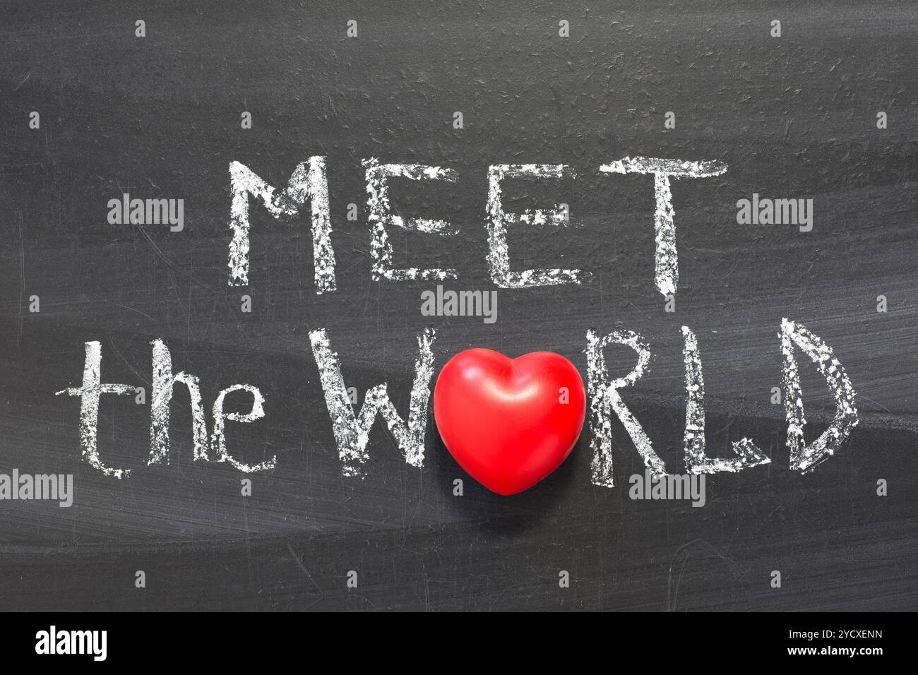 Meet the world Stock Photo - Alamy