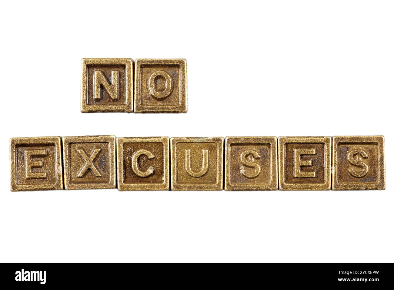 No excuses hi-res stock photography and images - Alamy