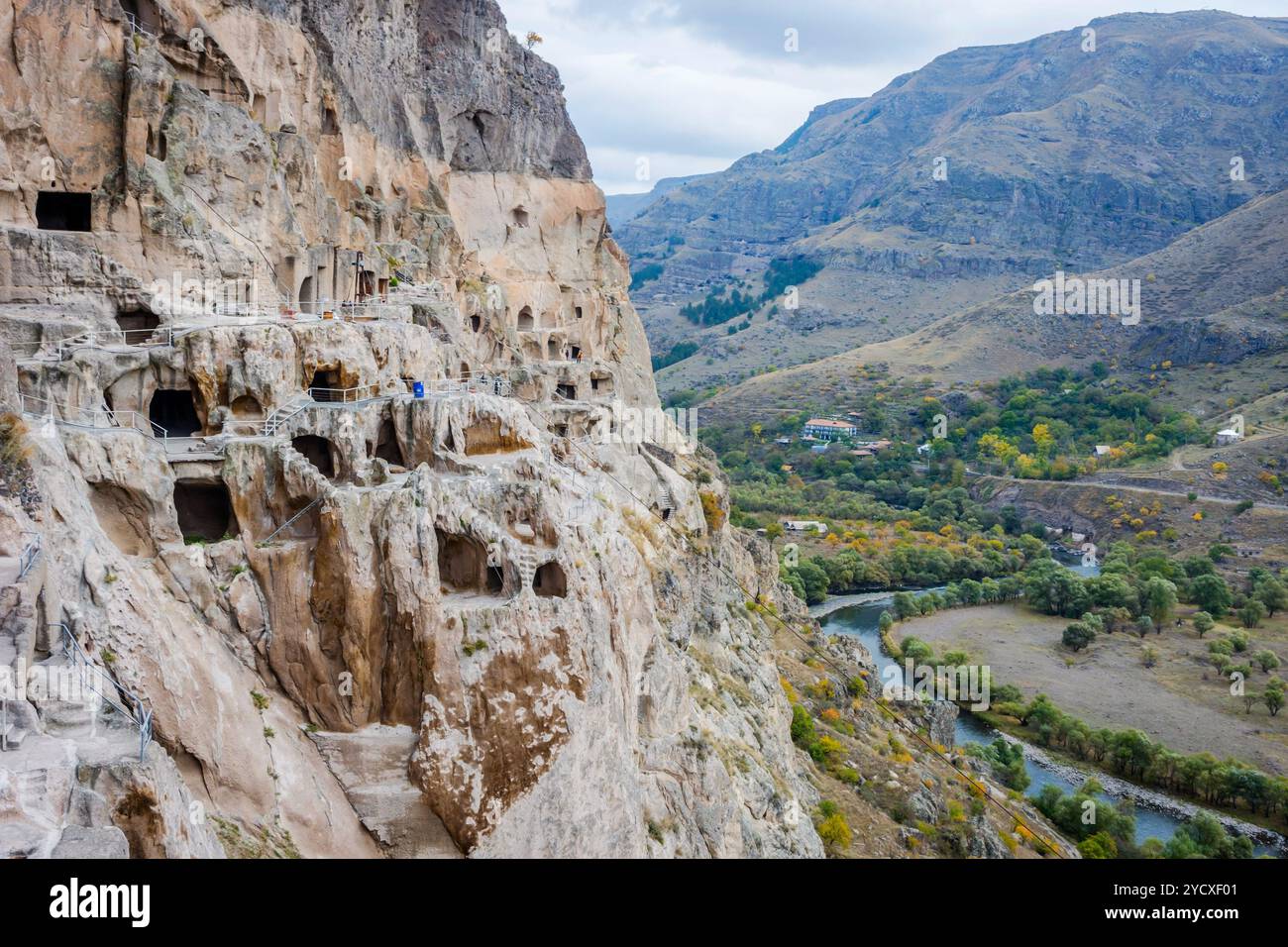 Vardzia, cave monastery, Georgia Stock Photo - Alamy