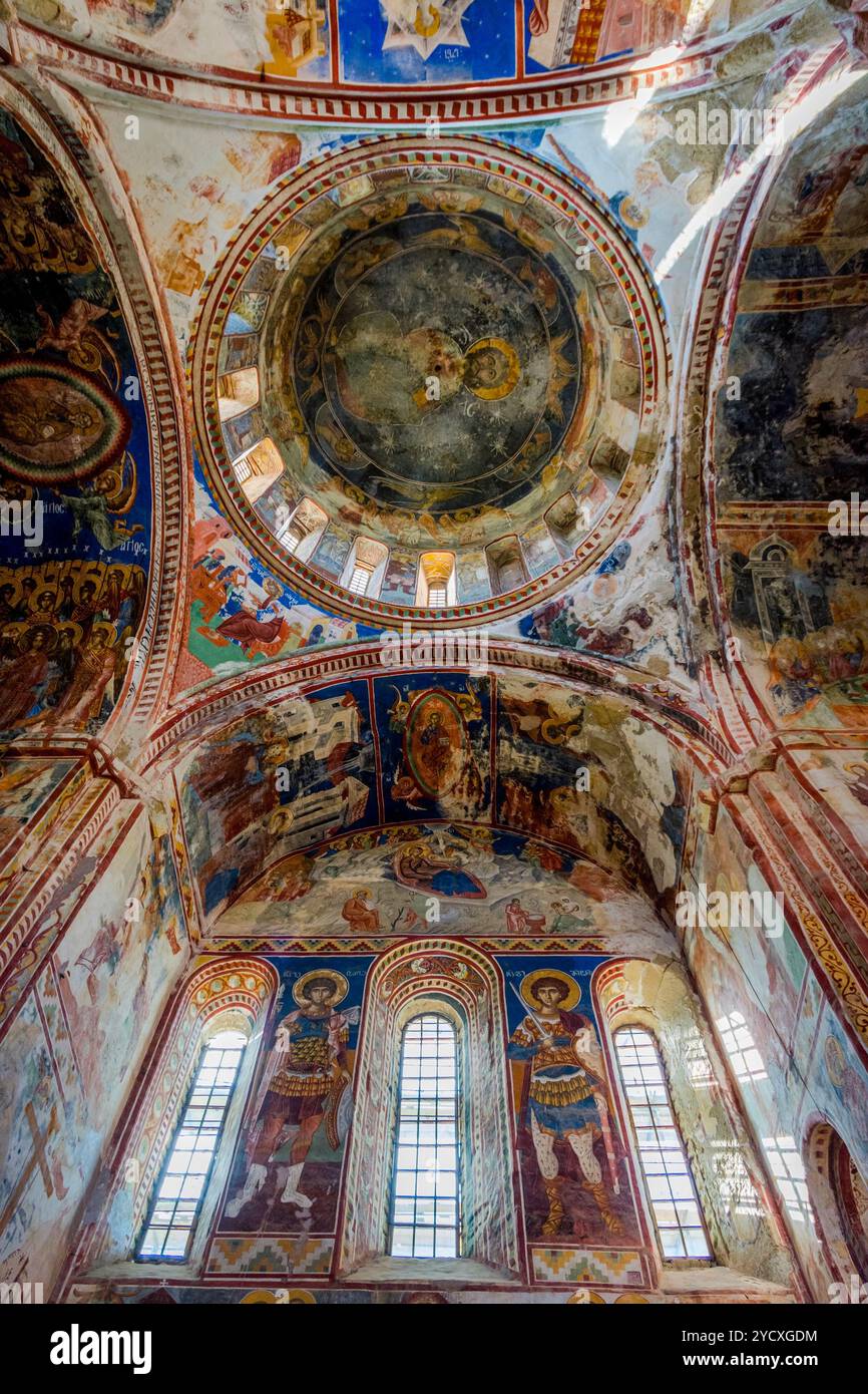 Interior and ceiling of Gelati monastery, Georgia Stock Photo - Alamy