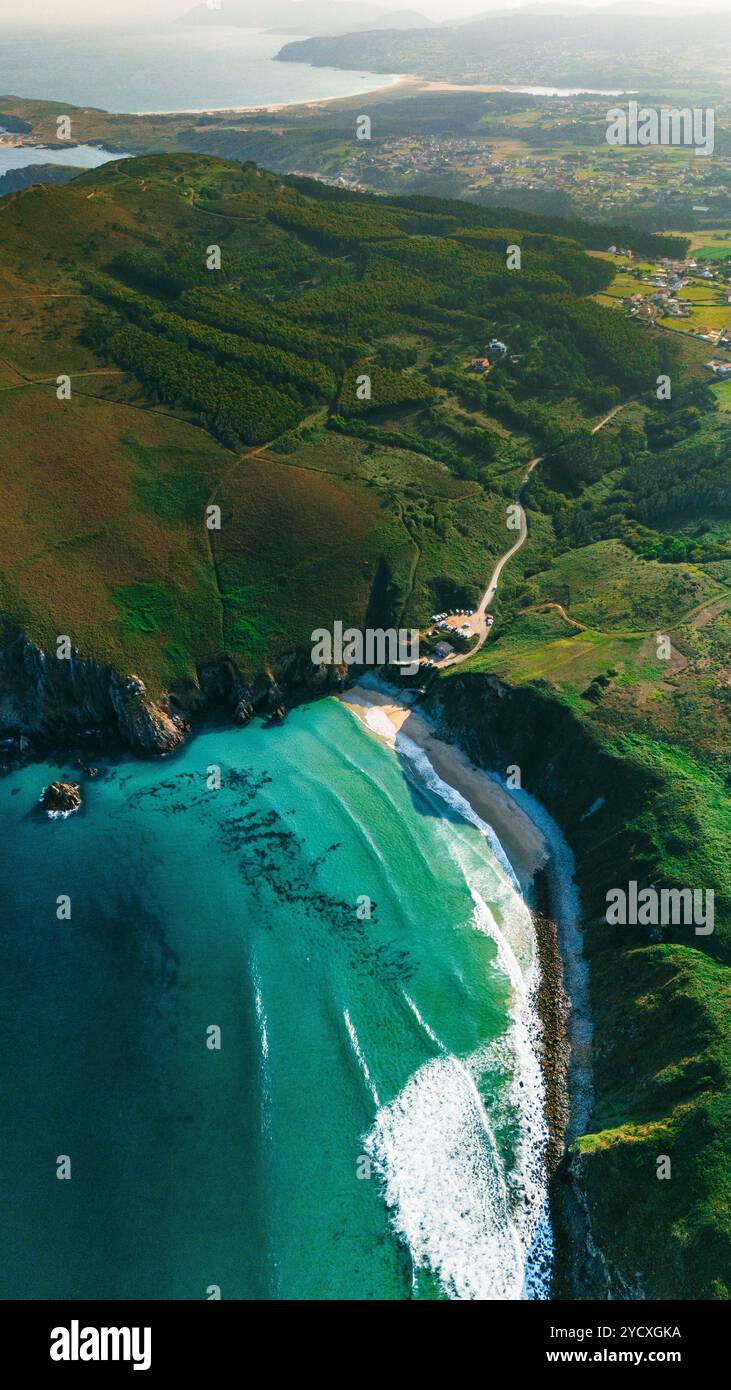 Aerial drone view reveals white hi-res stock photography and images - Alamy