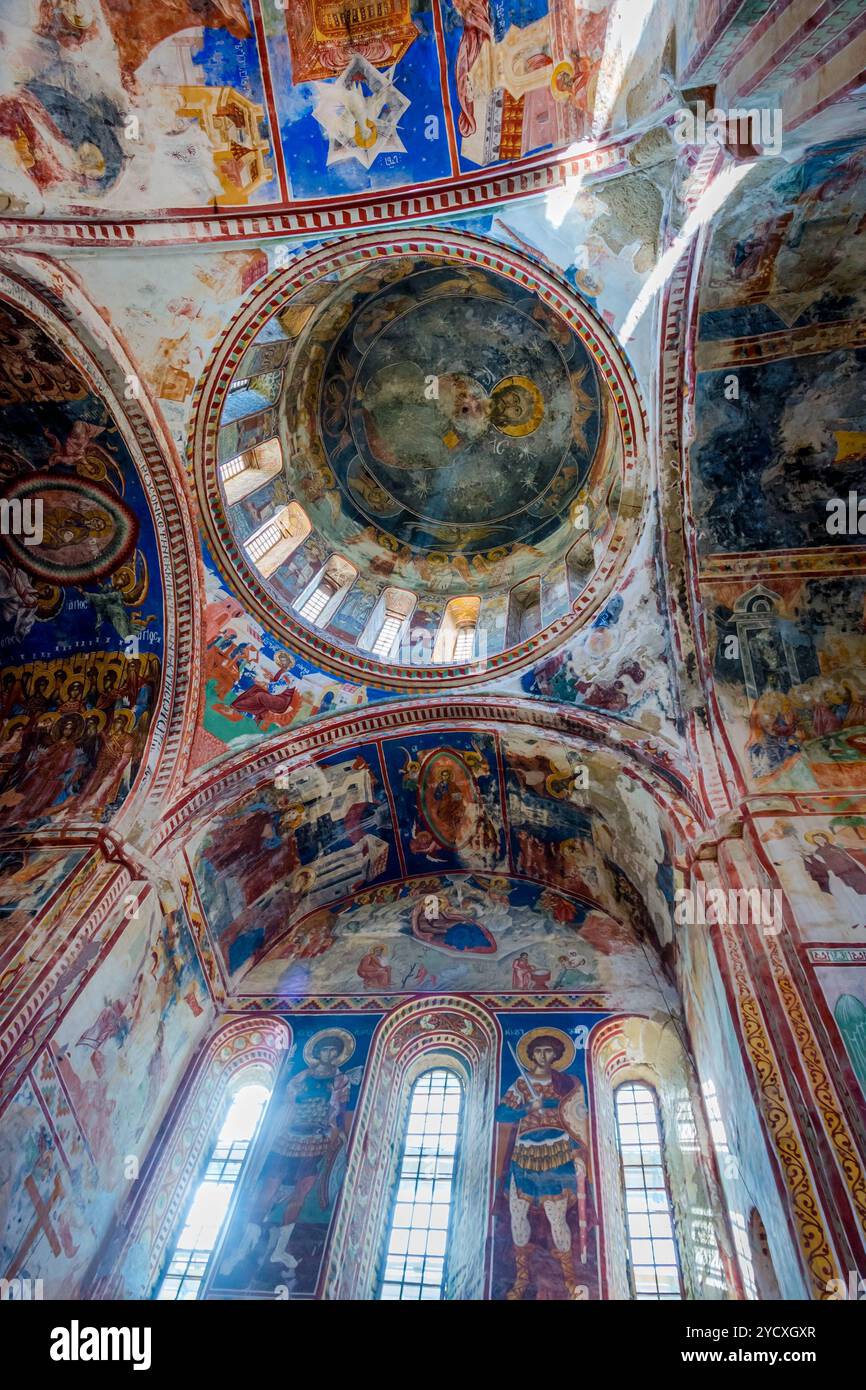 Interior and ceiling of Gelati monastery, Georgia Stock Photo - Alamy