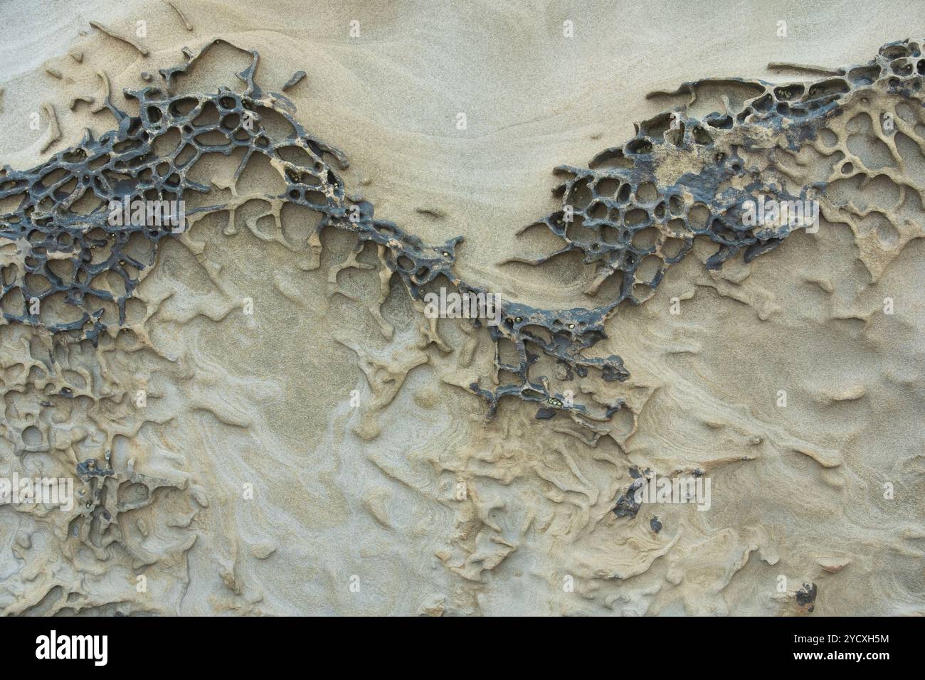 Unique geological textures from the Cantabrian coast in Spain ...