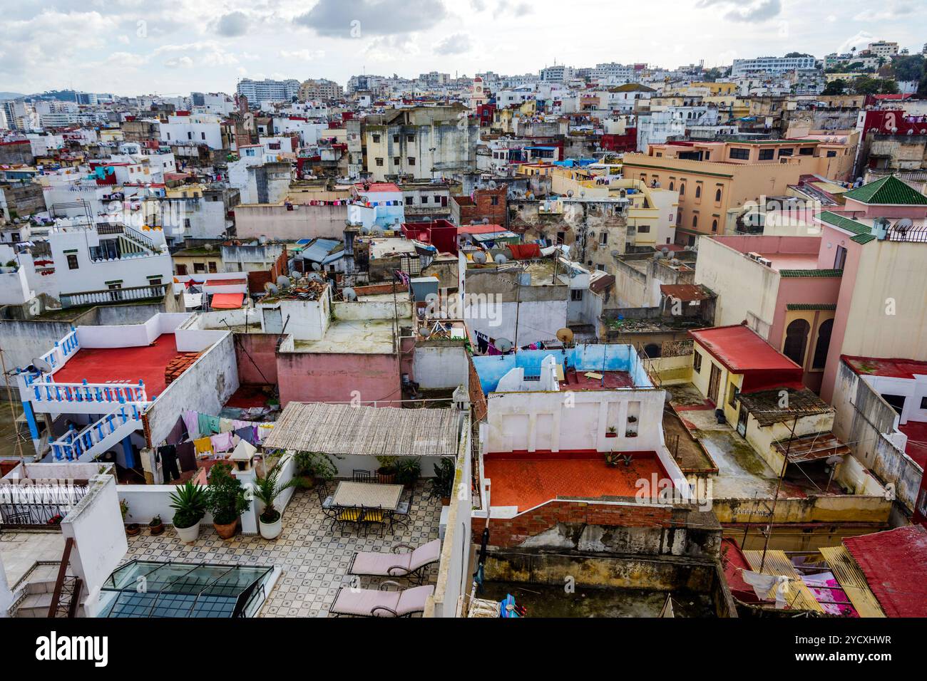 Morocco tangier town view hi-res stock photography and images - Alamy