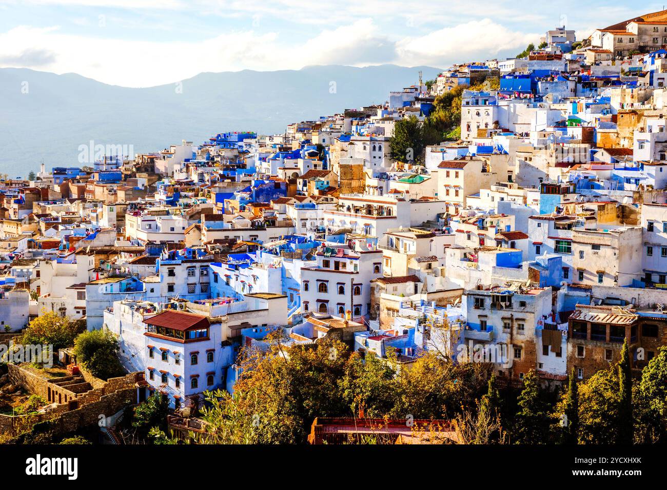 Blue city of chefchaouen hi-res stock photography and images - Alamy