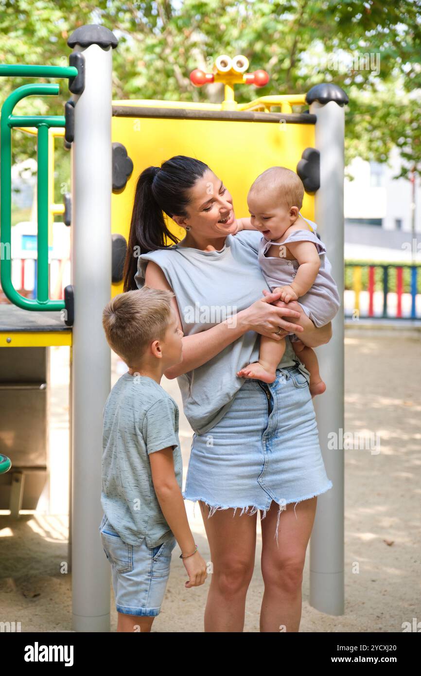 Joyful mother spends quality hi-res stock photography and images - Alamy