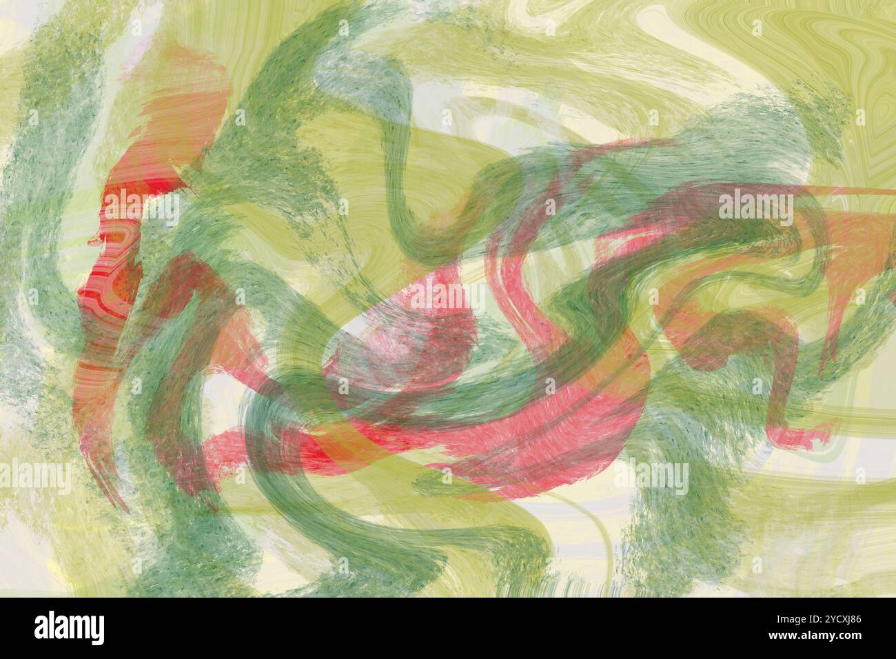 Red green blend form swirling hi-res stock photography and images - Alamy
