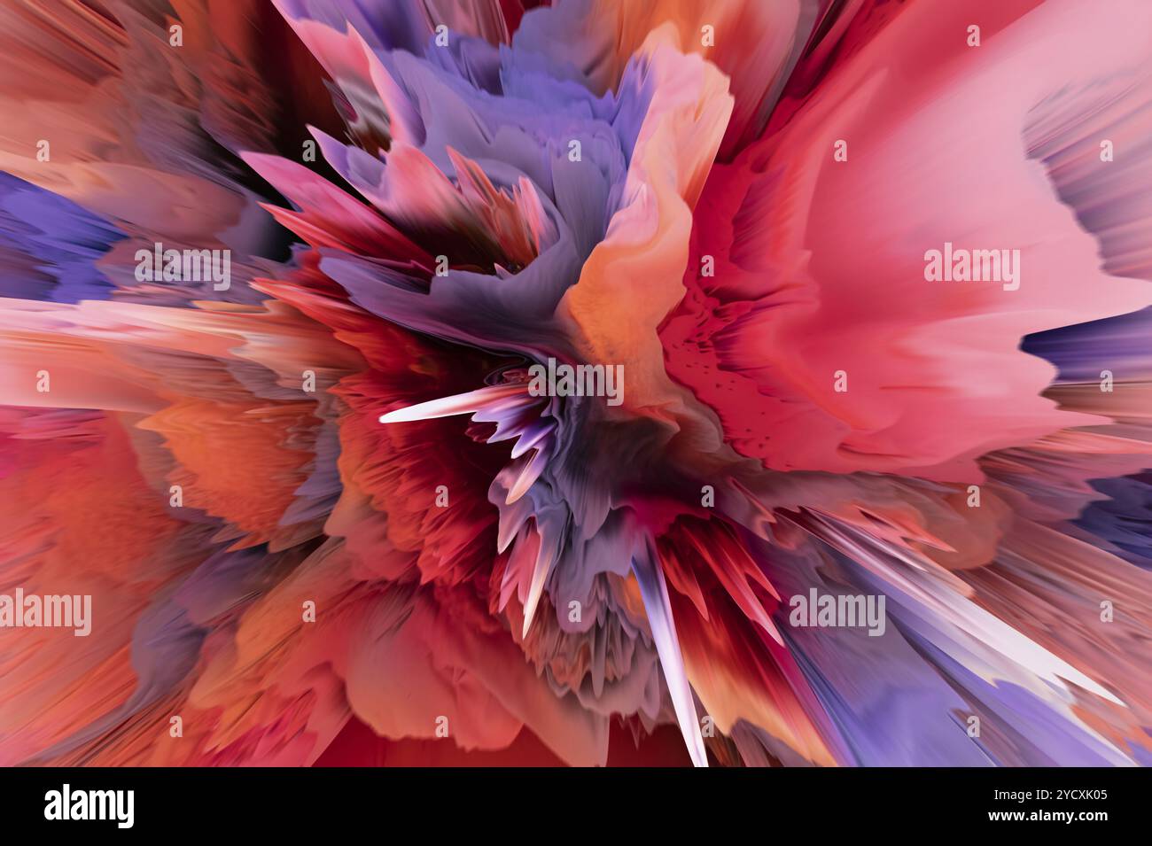 Vibrant explosion of warm colors in shades of red hi-res stock photography and images - Alamy