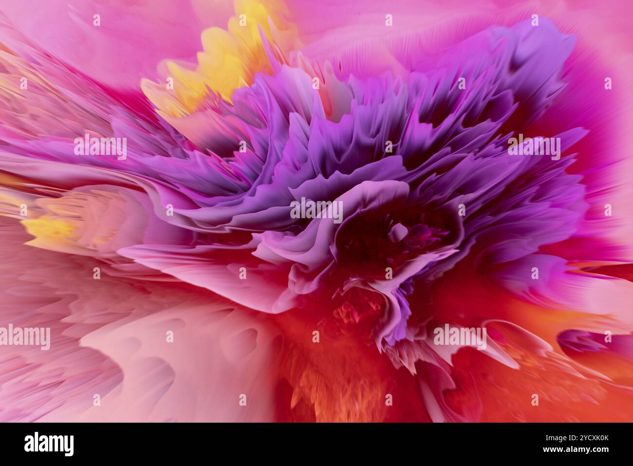 This stock illustration showcases a vibrant explosion of colors in a ...