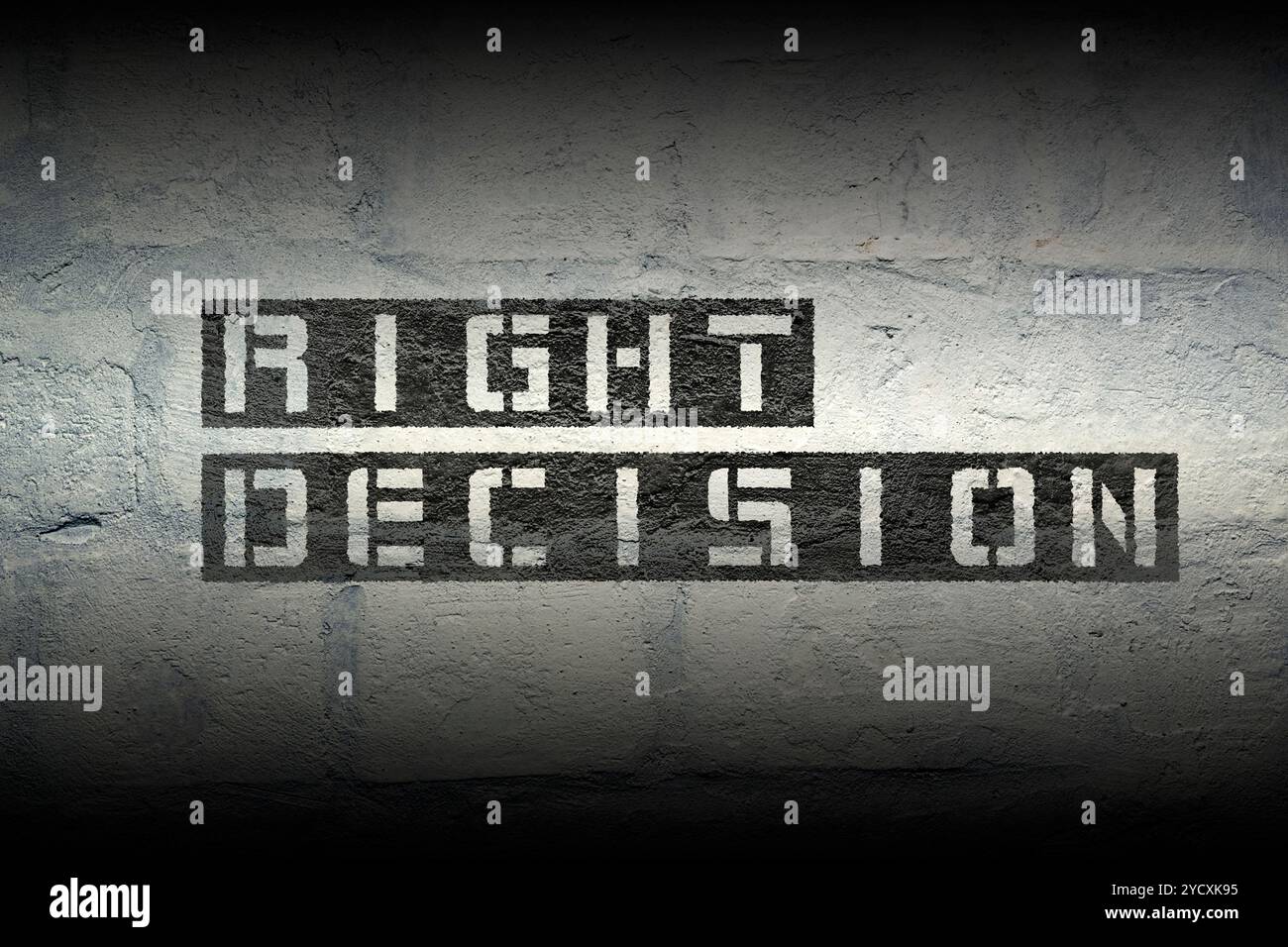 Right decision gr Stock Photo - Alamy