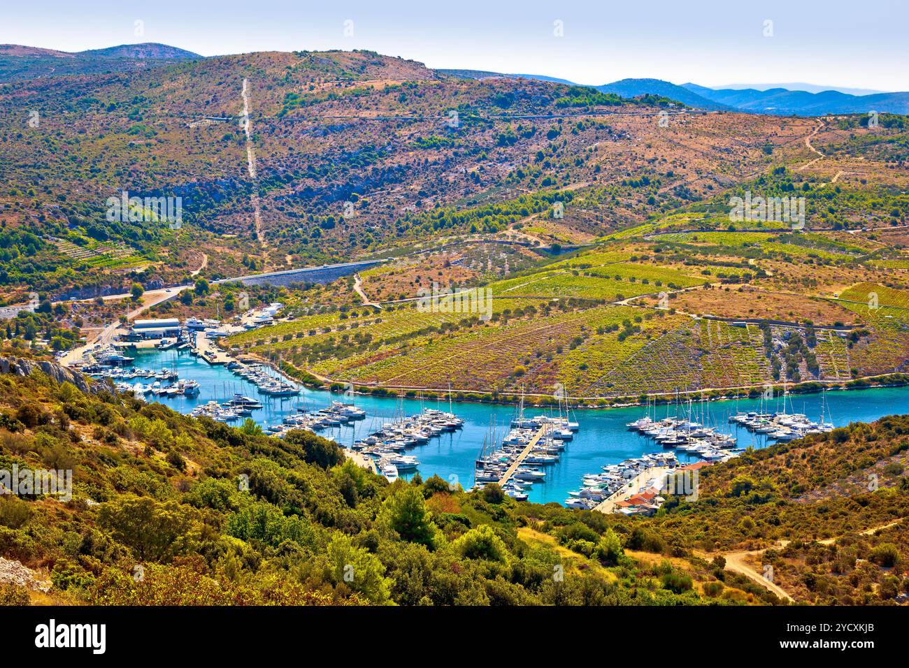Aerial marina waterfront in hi-res stock photography and images - Alamy