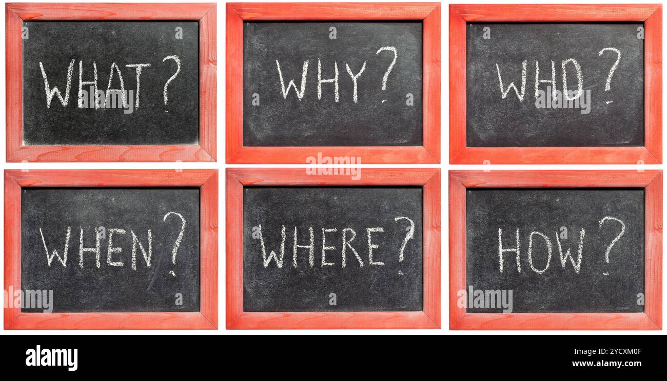 Set questions Cut Out Stock Images & Pictures - Alamy