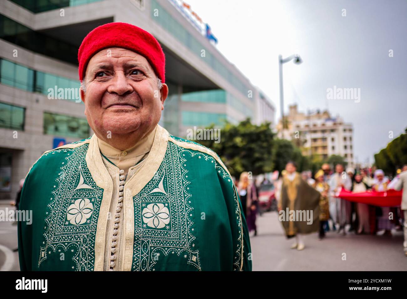 Tunis. Tunisia. 10 March 2024. Tunisians march in the streets of ...