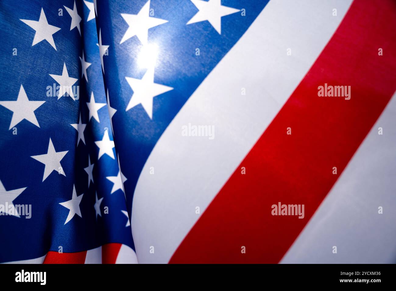 The flag of the United States of America, the national symbol of the ...