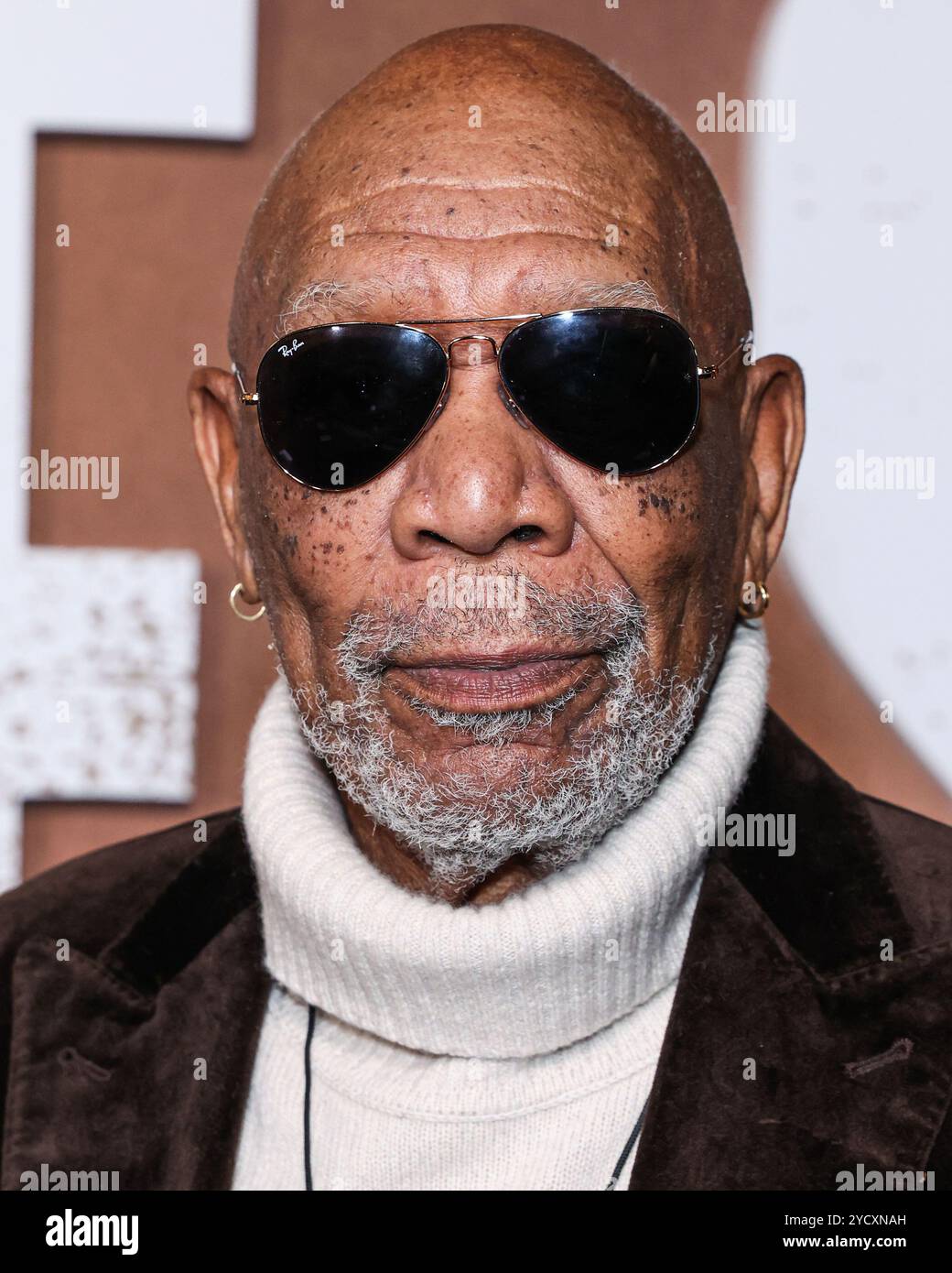 HOLLYWOOD, LOS ANGELES, CALIFORNIA, USA - OCTOBER 23: Morgan Freeman ...