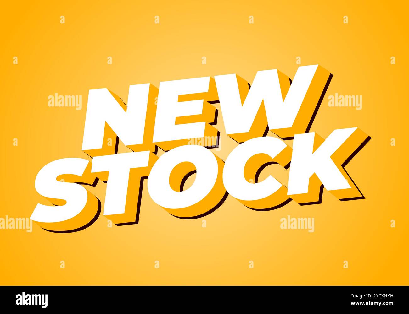 New stock. Text effect design in modern colors with 3D style Stock ...