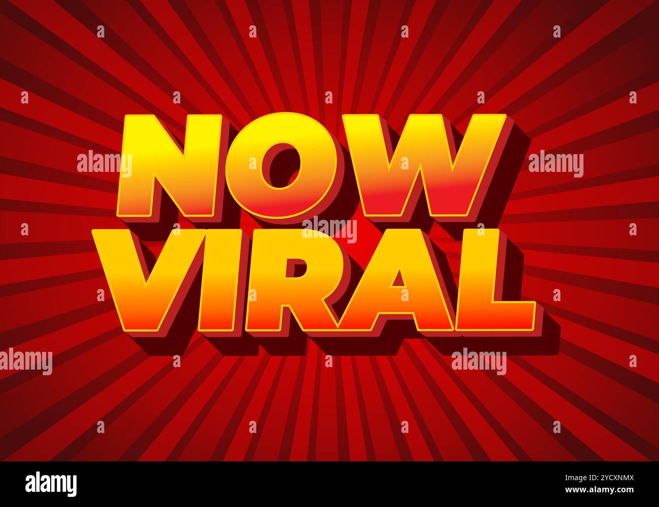 Now viral. Text effect design for social media in 3D style and modern ...