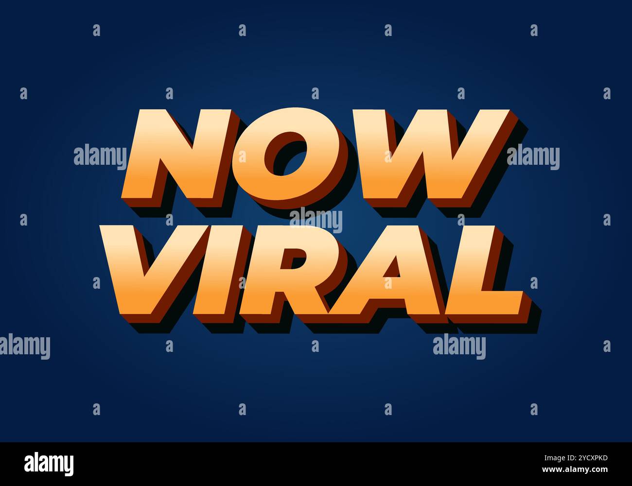 Now viral. Text effect design for social media in 3D style and modern ...
