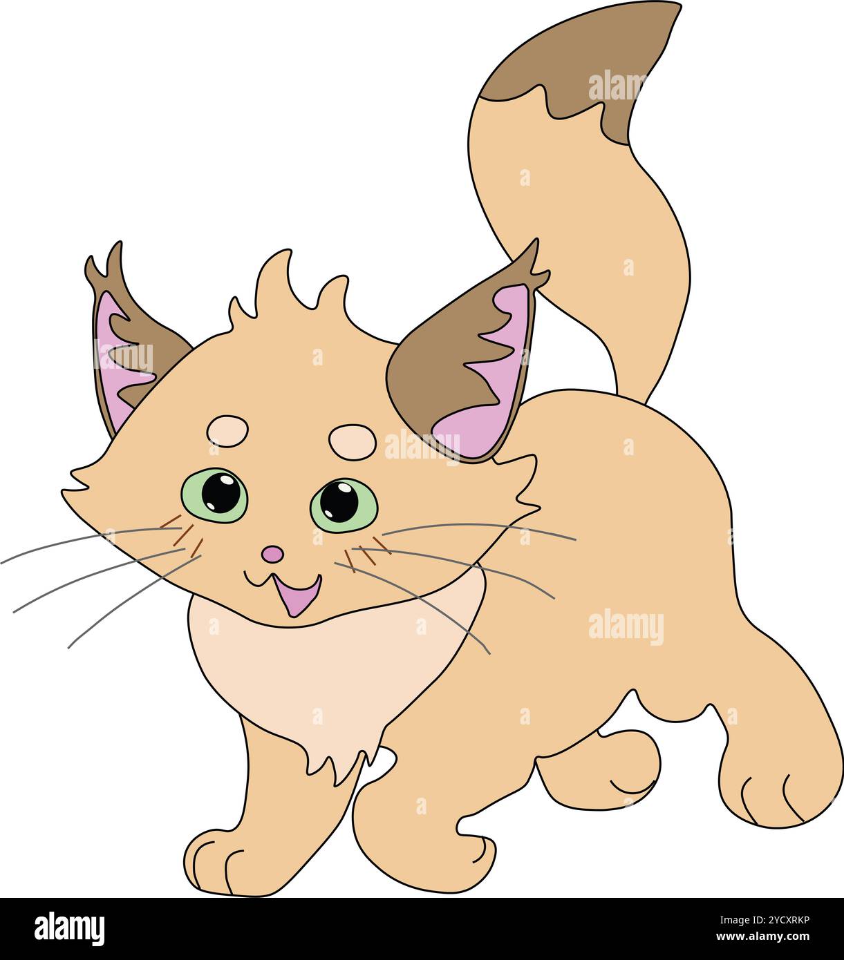 Sand cat tail Stock Vector Images - Alamy