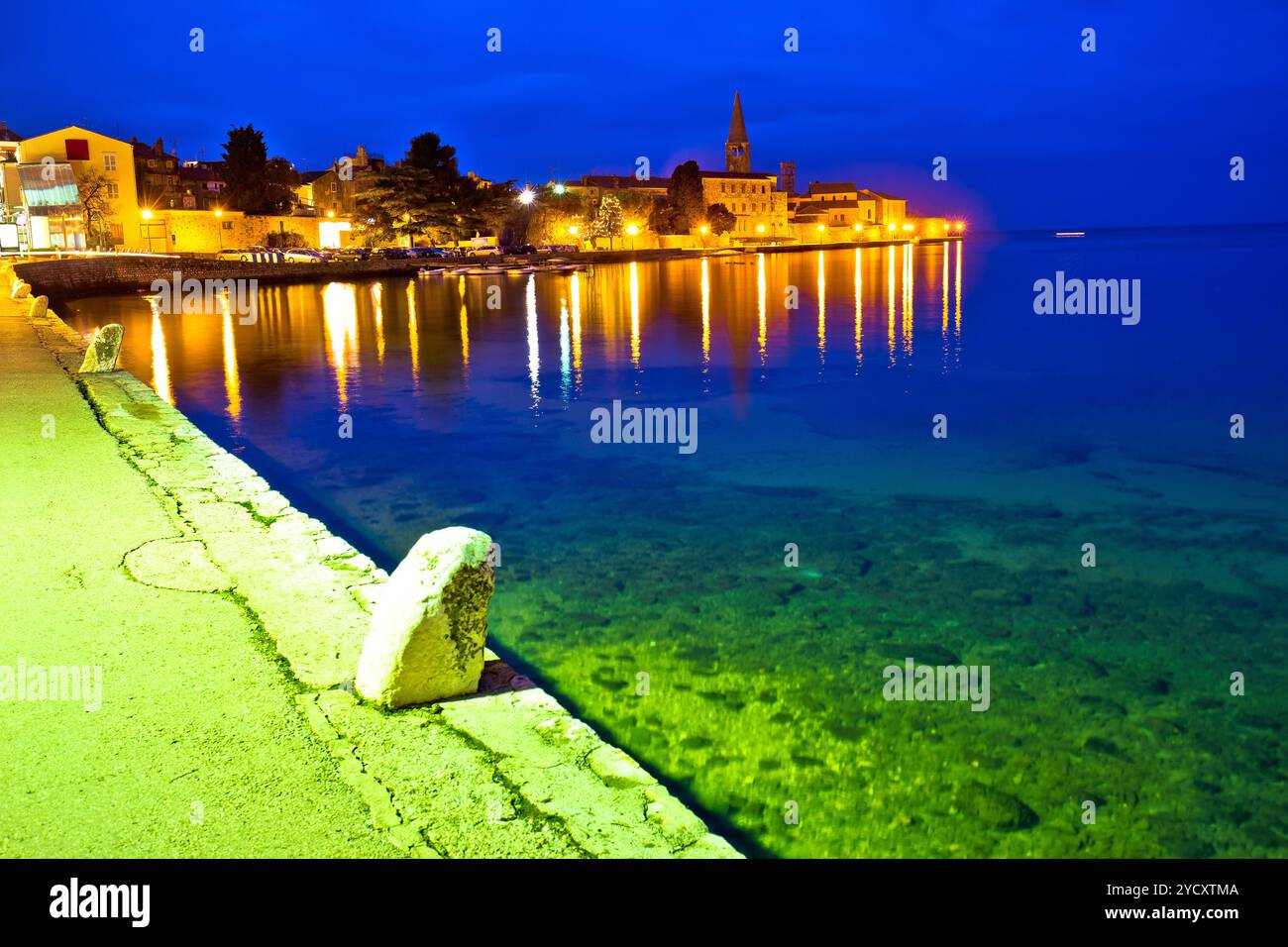 Porec skyline sea sunset hi-res stock photography and images - Alamy