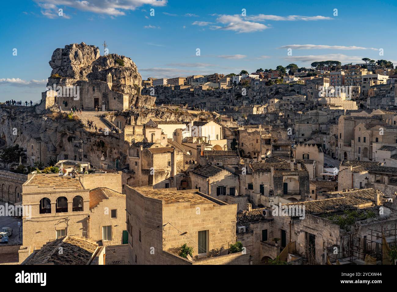 Matera Felsenkirche der Heiligen Maria von Idris und die Sassi in ...