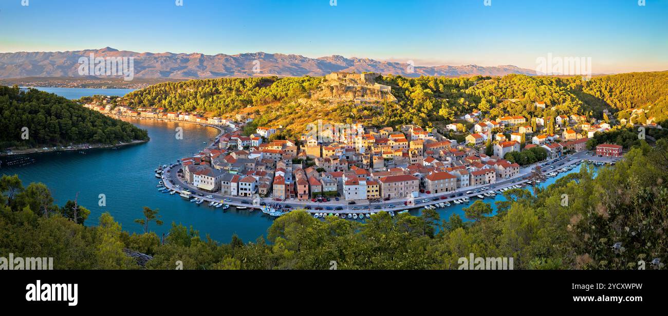 Birds eye view novigrad bay hi-res stock photography and images - Alamy