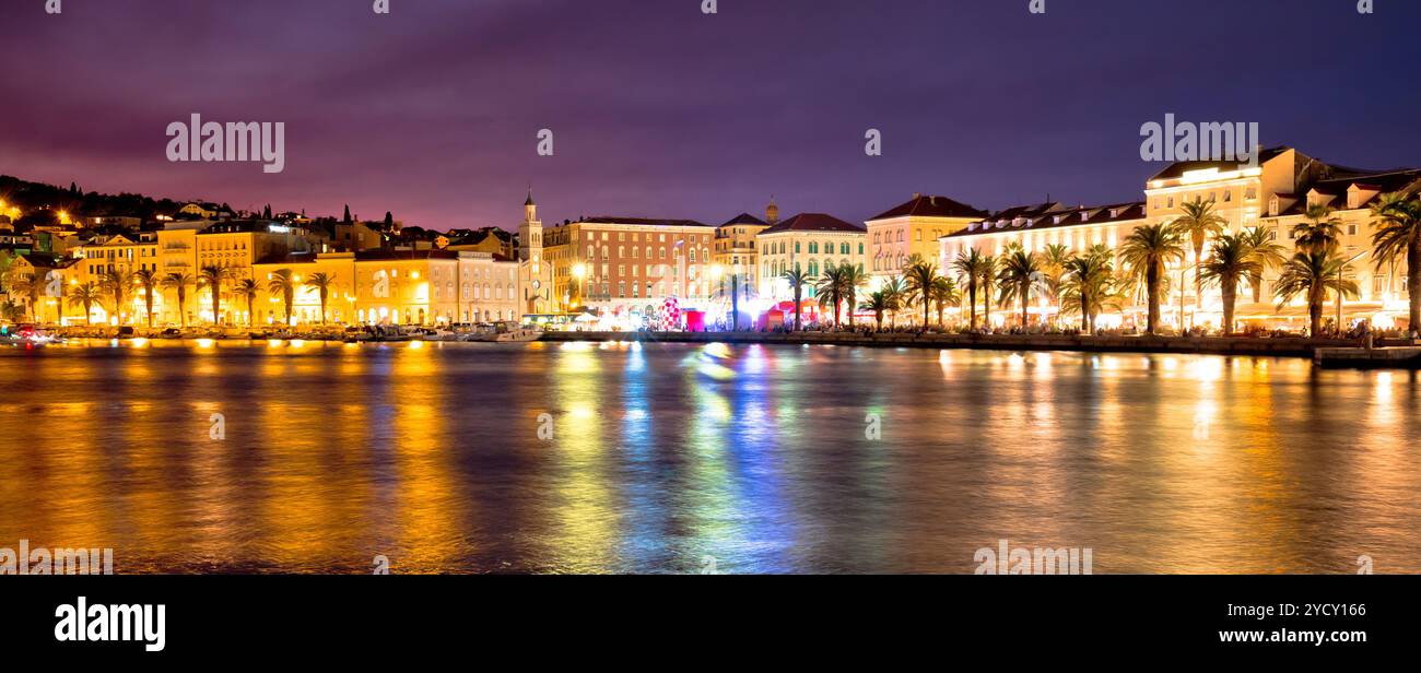 Amazing Split waterfront evening panorama Stock Photo - Alamy