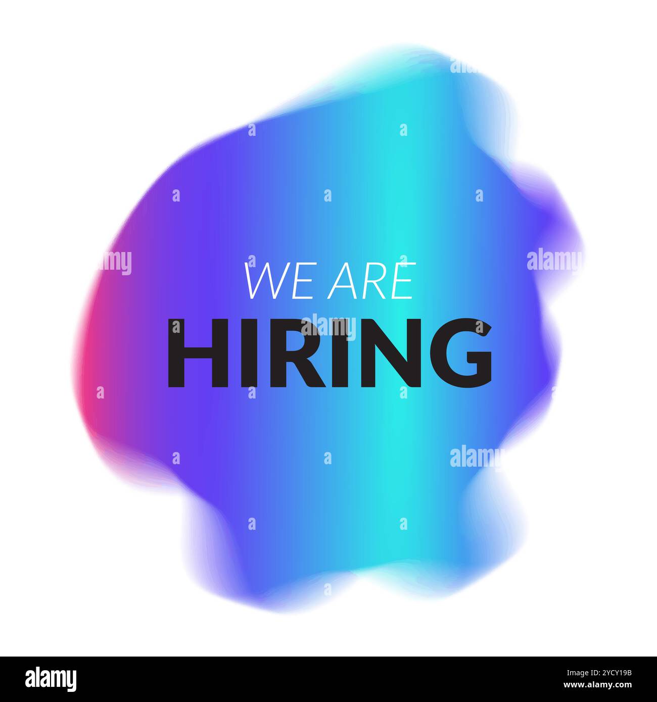 We Are Hiring Modern Abstract Illustration Stock Vector Image & Art - Alamy