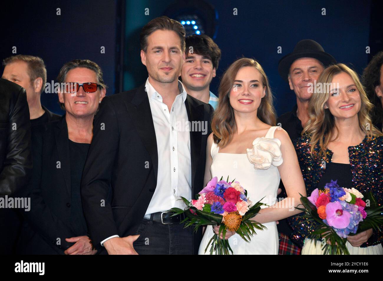 Alexander Klaws, Judith Caspari und Sarah Zucker bei der Aufzeichnung ...