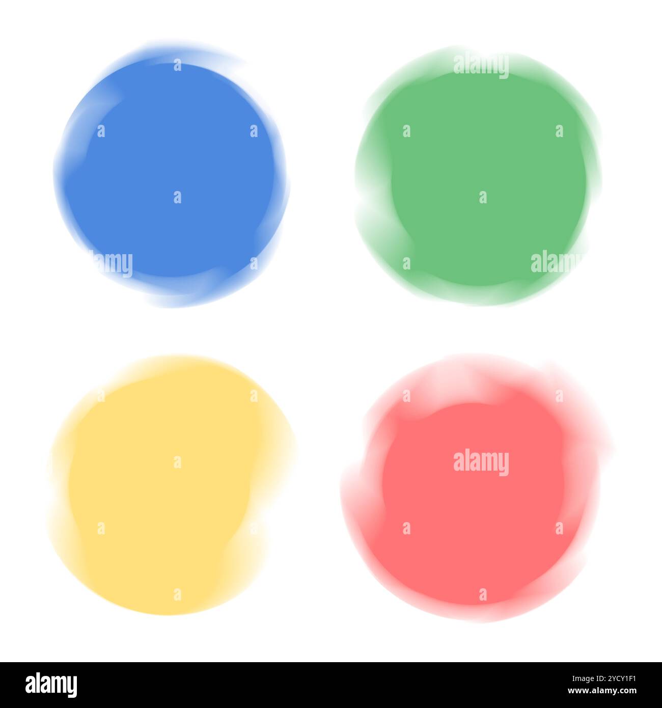 Round Circle Blur Shape Background Set Stock Vector Image & Art - Alamy