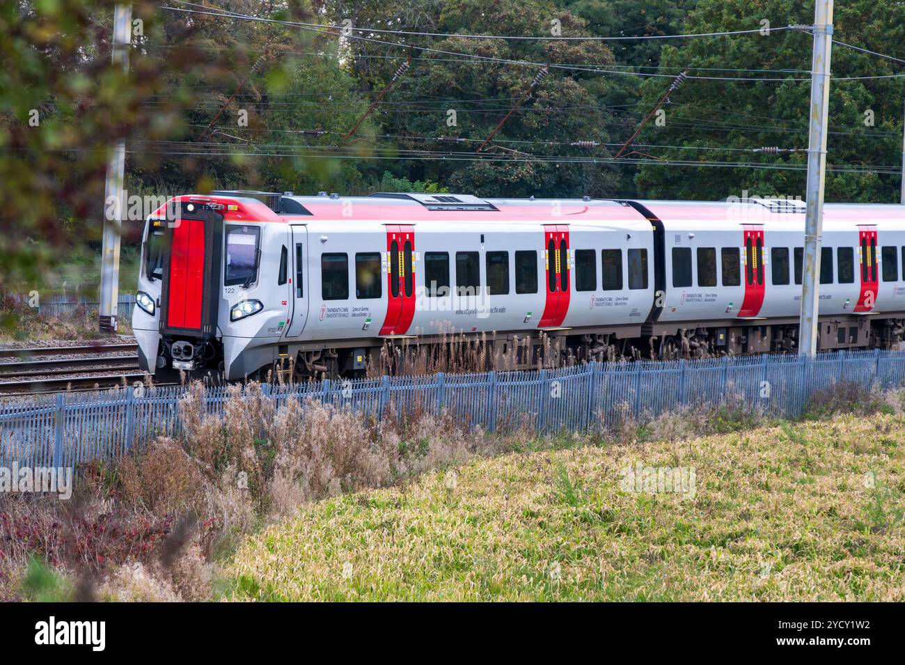 Transport for Wales Class 197 diesel multiple unit Stock Photo - Alamy