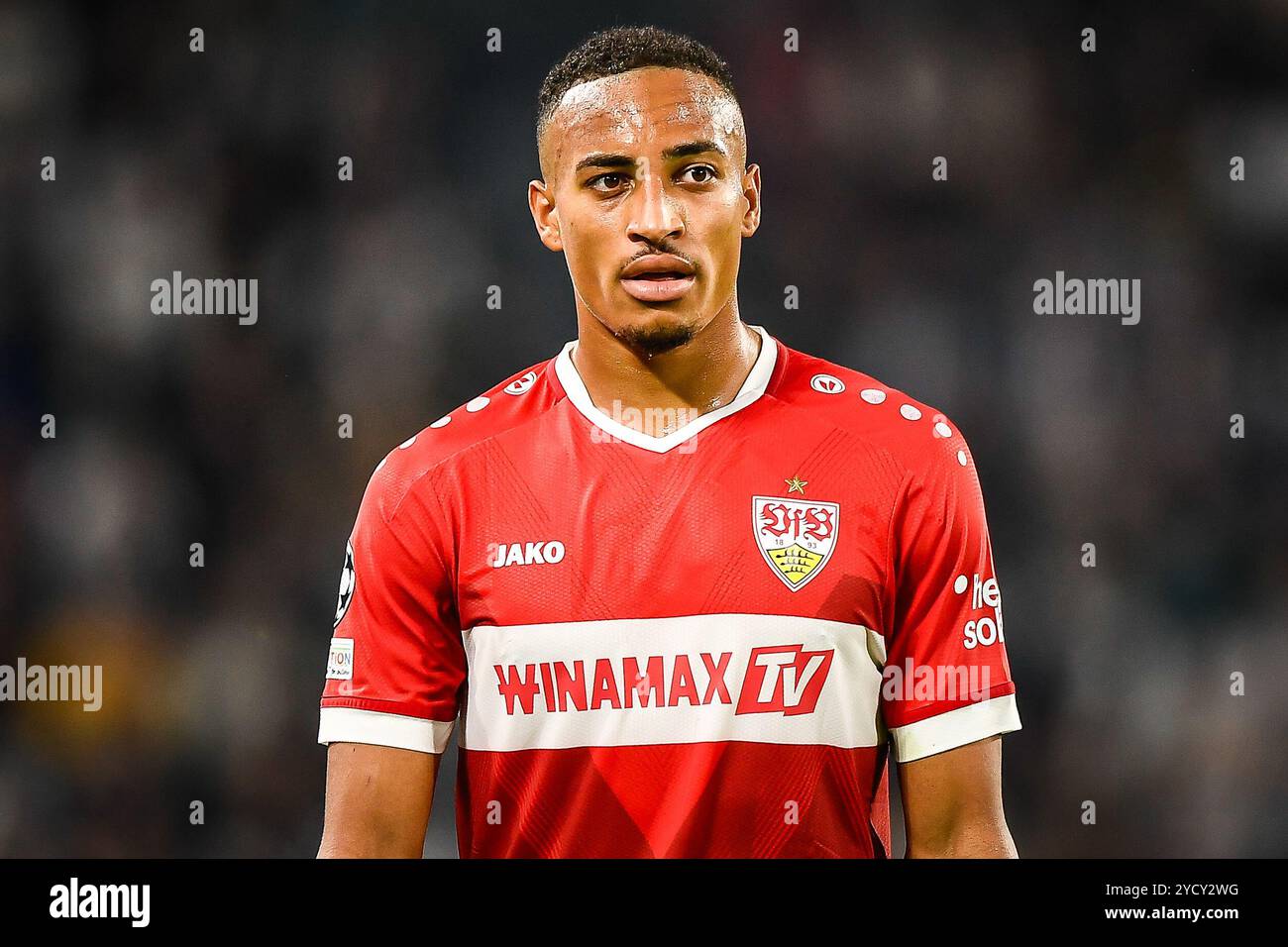 October 22, 2024, Turin, Italy, Italy: Jamie LEWELING of Stuttgart ...