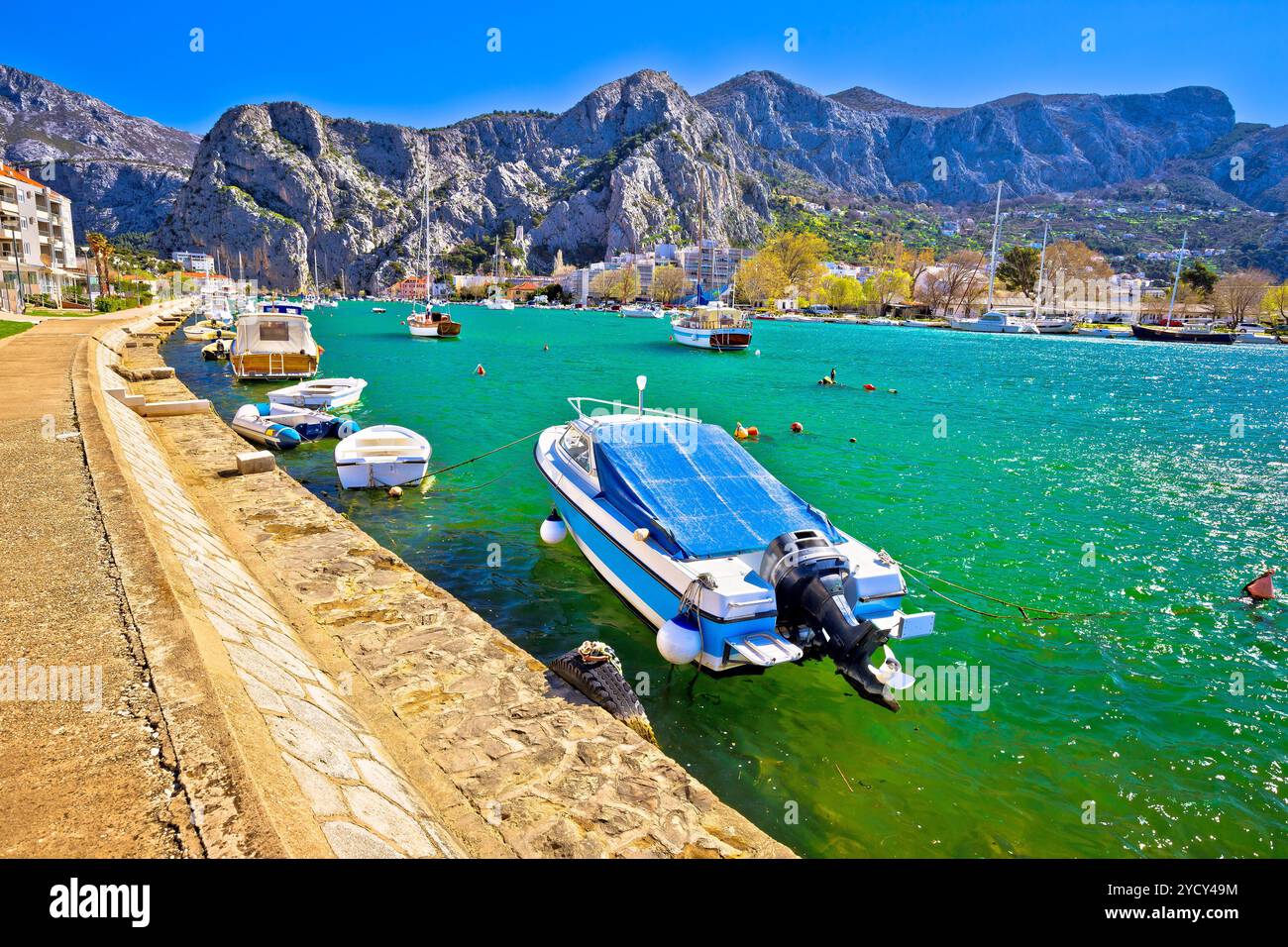 Aerial view cetina river canyon hi-res stock photography and images - Alamy