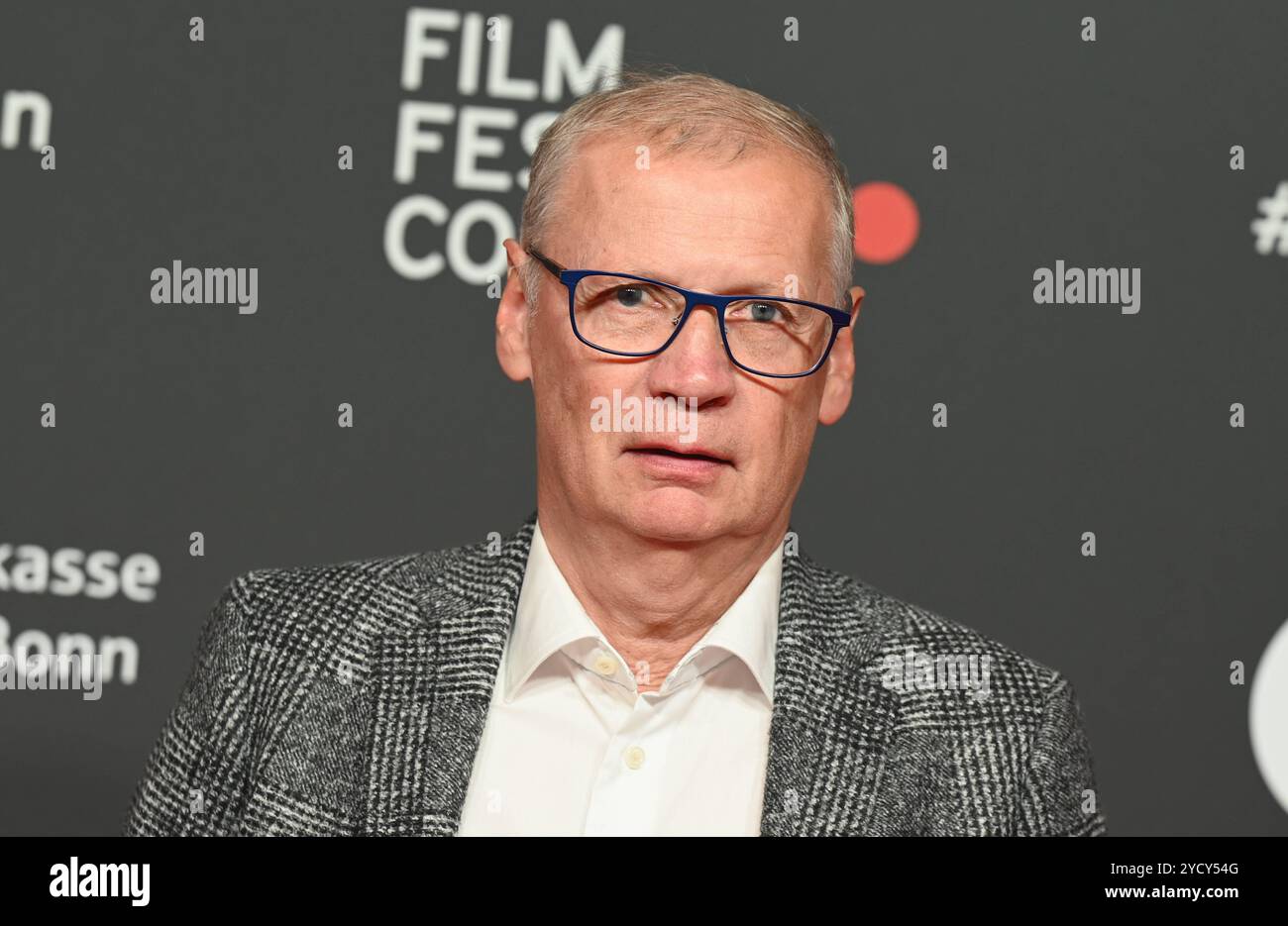 Moderator Gunther Jauch kommt zum Screening des Films Total normal bei ...