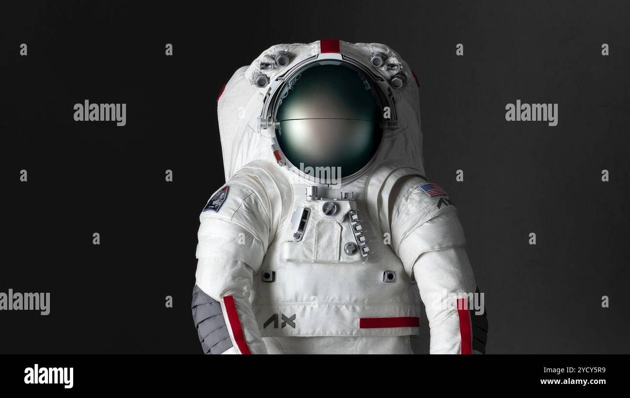 Axiom Extravehicular Mobility Unit (AxEMU) spacesuit developed by Axiom ...