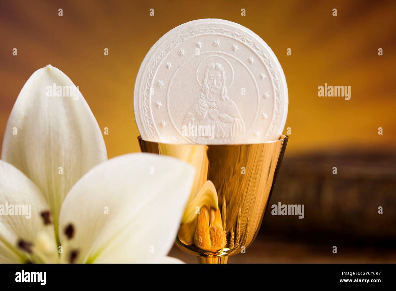 Eucharist, sacrament of communion background Stock Photo - Alamy
